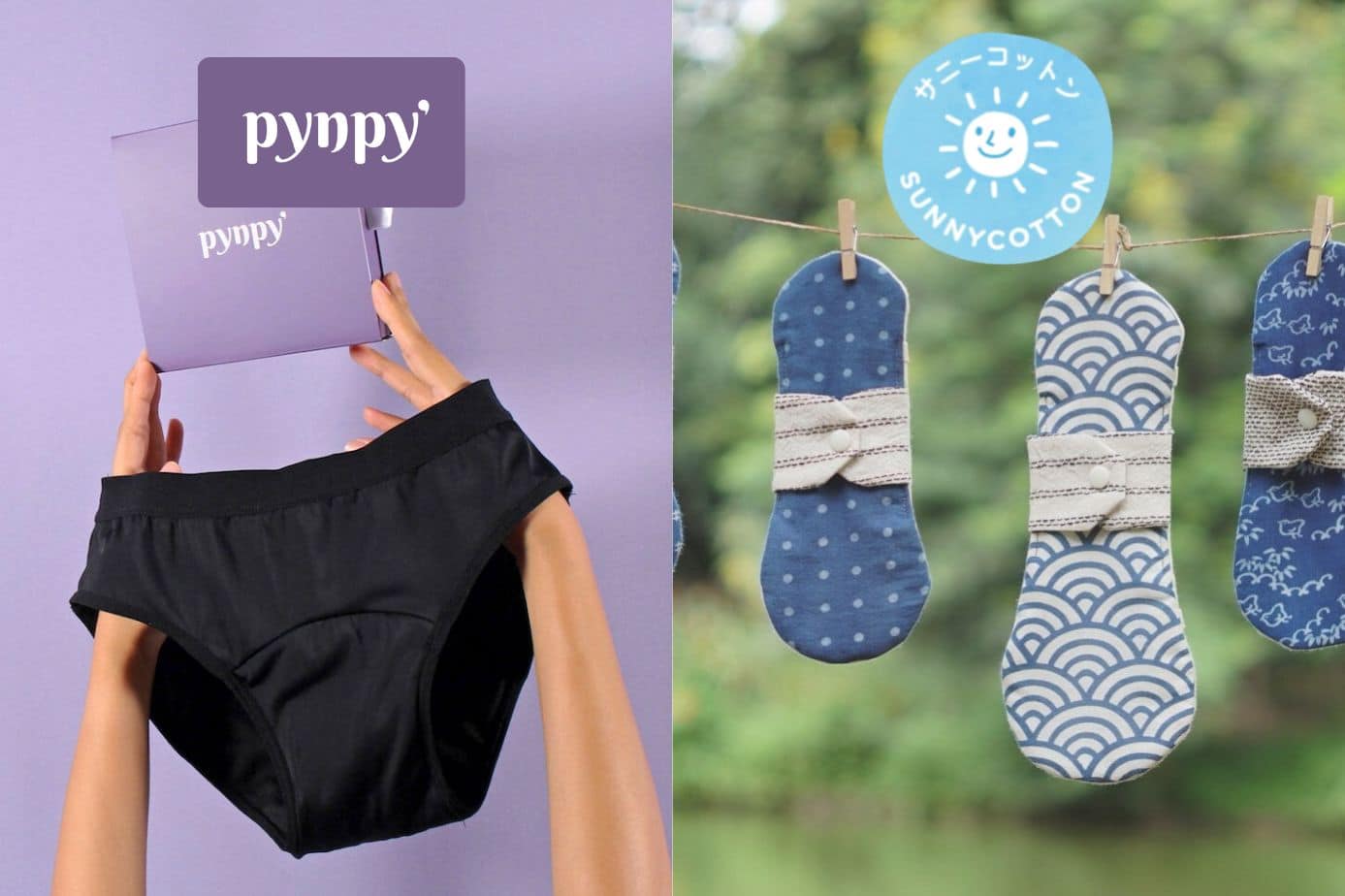 ผ้าอนามัยซักได้ กางเกงในอนามัย pynpy' VS sunny cotton แบบไหนดีที่เหมาะกับเรา - Pynpy'